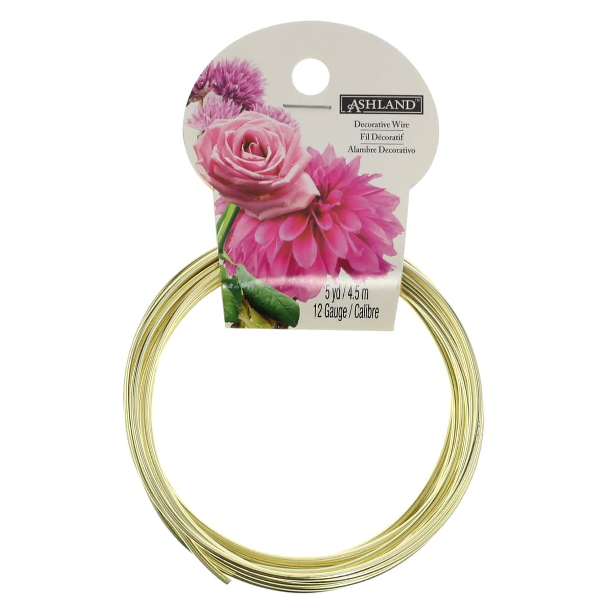 12 Pack: 12 Gauge Gold Aluminum Decorative Wire by Ashland® - Walmart.com