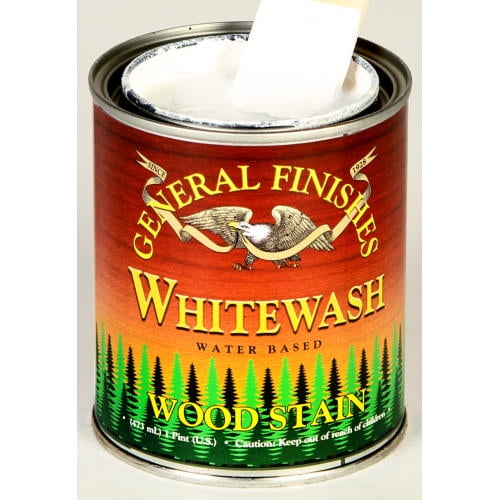 General Finishes Water Based Wood Whitewash Stain, Quart - Walmart.com