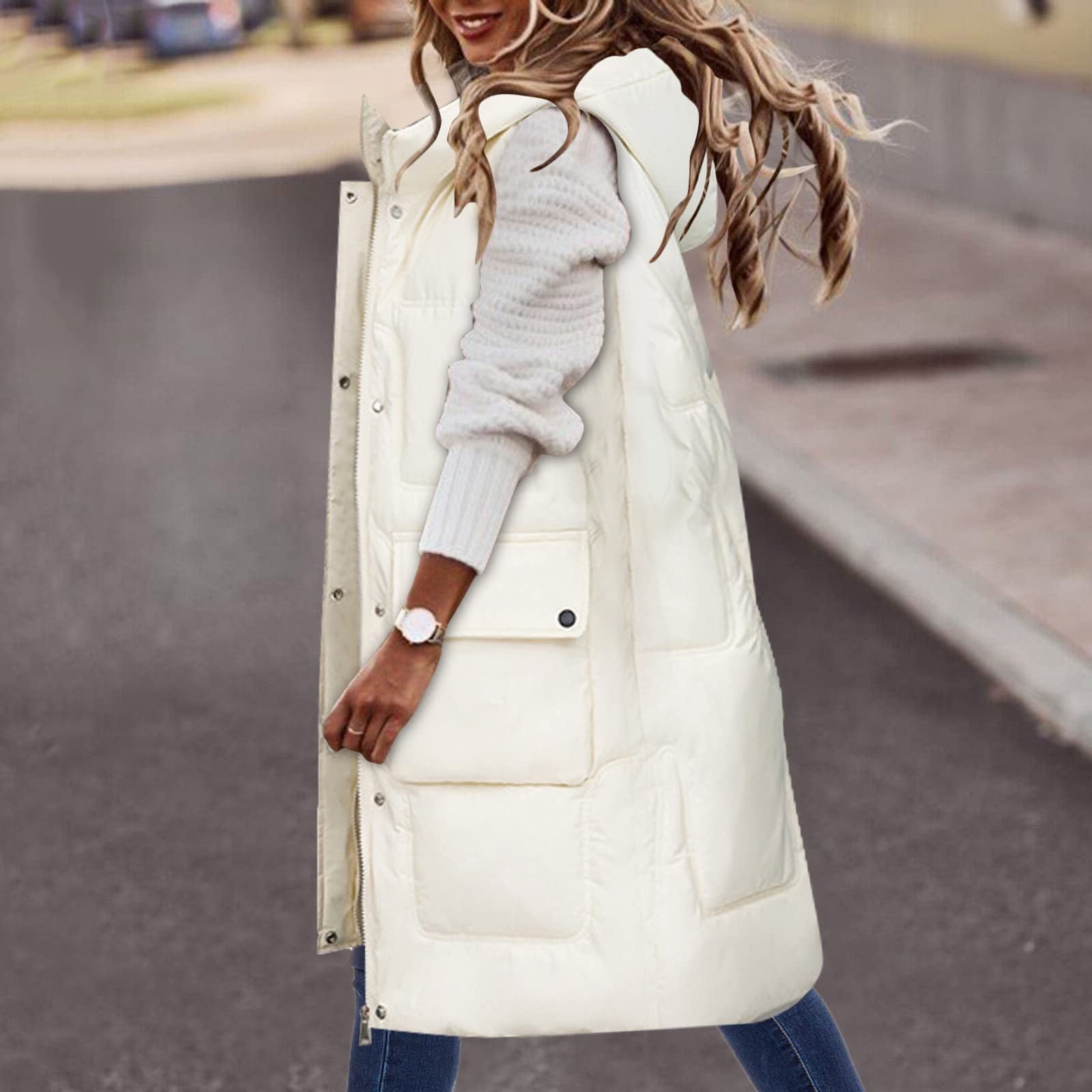 Click here for Egnmcr Puffer Vest Women  Sleeveless Parkas For Wo... prices