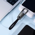 60W Fast Charge Keychain Cable Type C Braided Nylon with Alloy Hook for ...