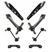 8 Piece Rear Suspension Kit Upper Lower Control Lateral Toe Arms Sway ...