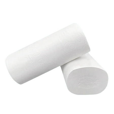 Cheers 12 Rolls 5 Ply Thicken Skin-friendly Toilet Paper Household ...