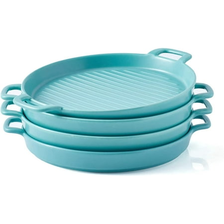 Bruntmor 8 Inch Ceramic Set Of 4 Oven to Table Bakeware Matte Round ...