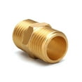 Brass Pipe Fitting Male to Male Pipe Adapter Fitting Equal Nipples ...