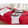 Holiday Drawn Work Thread Design Table Runner - 2 Colors (Red, 16"x72 ...