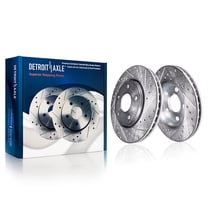 Detroit Axle - Front Brake Rotors for 2015-2020 Ford Mustang, 2016 2017 ...
