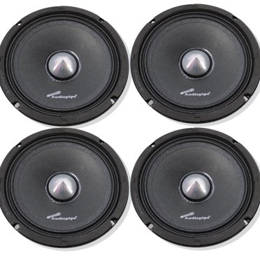 Audiopipe APMB-8-D 8 Inch 500 Watt MAX, 8 Ohm Low/Mid Car Stereo ...