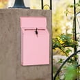 Mailbox Comment Drop Box Newspapers Postbox Porch Rural Pink - Walmart.com