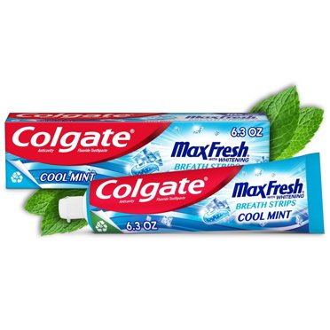 Colgate Max Fresh Liquid Gel 2-in-1 Toothpaste and Mouthwash, Cool Mint ...