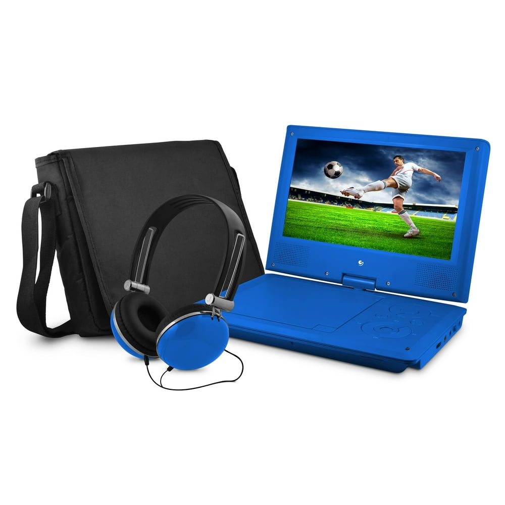 Ematic 14" Portable DVD Player with Remote, Carrying Case & Headphones ...