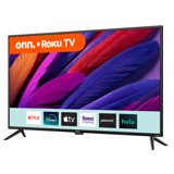 onn 43” Class 4K UHD (2160P) LED Roku Smart Television HDR (100012584 ...