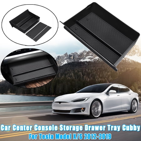 Center Console Storage Box Drawer Tray Cubby Fits For Tesla Model X ...