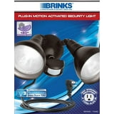 Brink's Dual Head Motion Activated Security Light, Bronze Finish ...