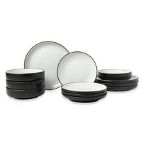 Yellowstone 12-Piece Ceramic Dinnerware Set, Beth Collection - Walmart.com