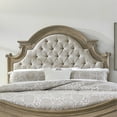 Magnolia Manor King Uph Bed in Weathered Bisque - Walmart.com