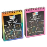 Bright Creations 8 Pack Rainbow Scratch Art Crafts Kit for Kids with ...