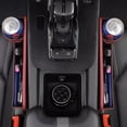 Seat Gap Storage Box Car Seat Gap Filler Manager with Cup Holder and ...