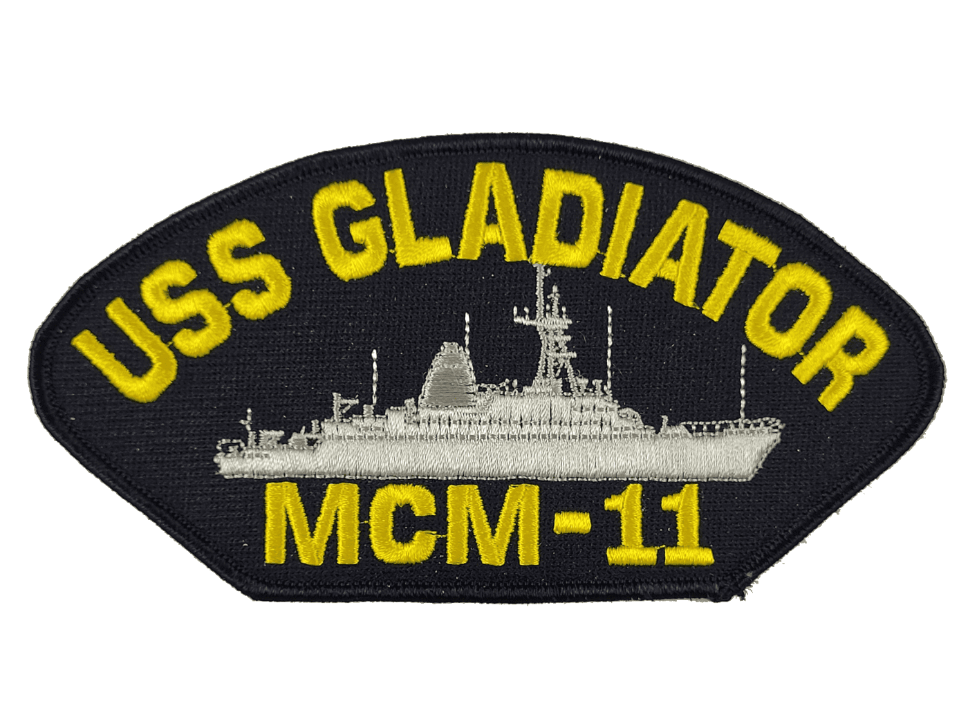 USS Gladiator MCM-11 Ship Patch - Great Color - Veteran Owned Business ...