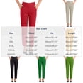 Cagogo Women's High Waisted Ankle Pants Plus Size with Pockets Wide Leg ...