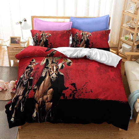 Red Dead Redemption Series Bedding Three-piece Home Textile Set ...