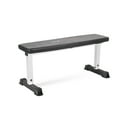 CAP Strength Flat Utility Weight Bench (600 lb Weight Capacity), White ...