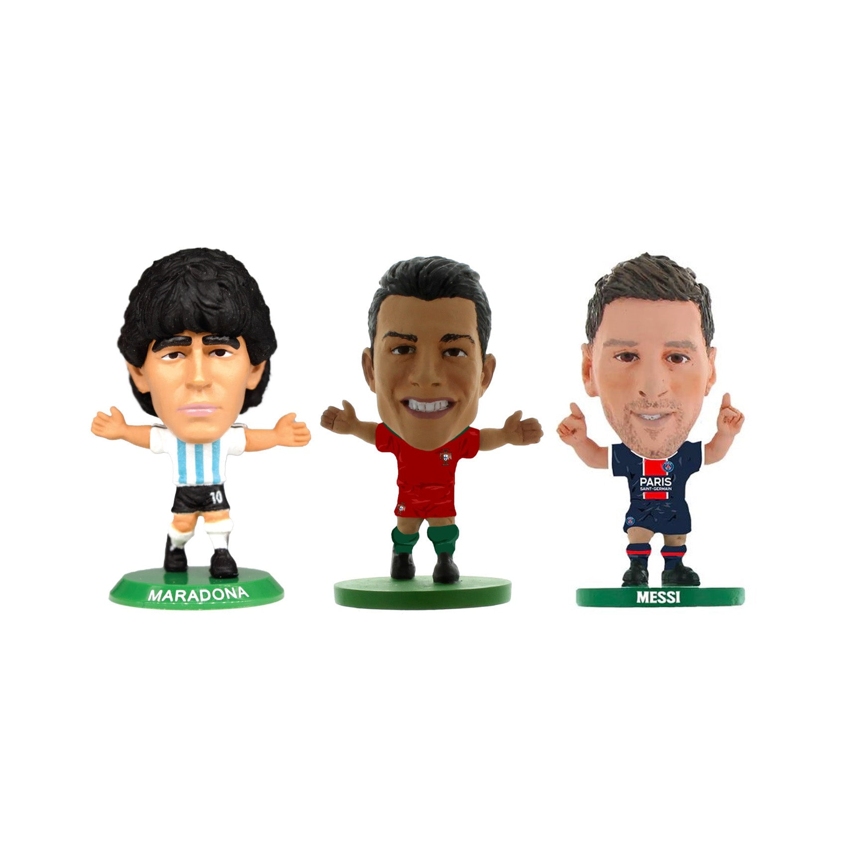 Click here for Legends - Mardona  Ronaldo & Messi Soccerstarz Com... prices