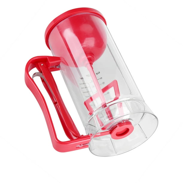 Batter Mixer Dispenser, 1200mL Cordless Electric Battery Powered Mixer ...