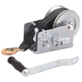 ZHICHUN 2500lbs Heavy Duty Hand Winch Boat Trailer Winch with 23ft ...