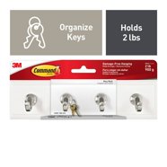 Command Crystal Knob Rack, Quartz, 1 Rack, 4 Strips/Pack - Walmart.com