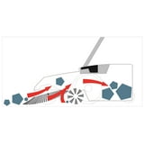 Haaga 477, Orange, Triple Brush, Wide Area, Capet and Hard Floor ...