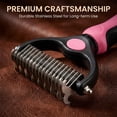 Pet Pro Grooming Tool for Dogs & Cats, Professional Deshedding ...