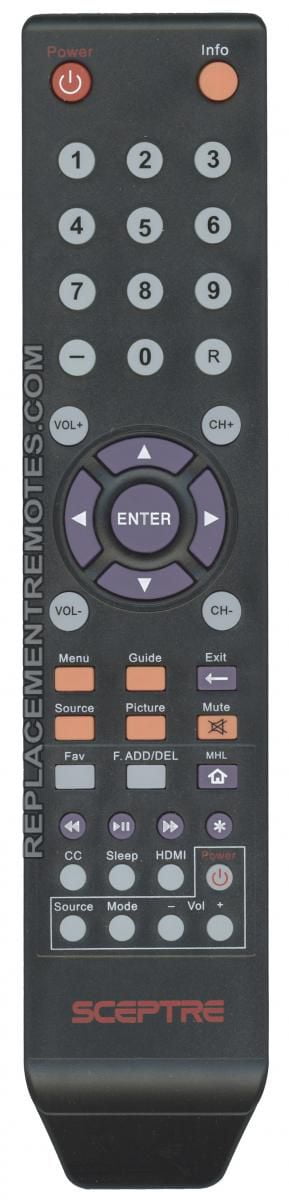 Sceptre Tv Remote