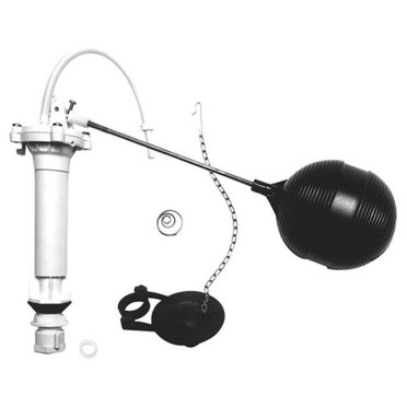 Hyper Tough Complete Toilet Repair Kit with Fill Valve and Flapper ...