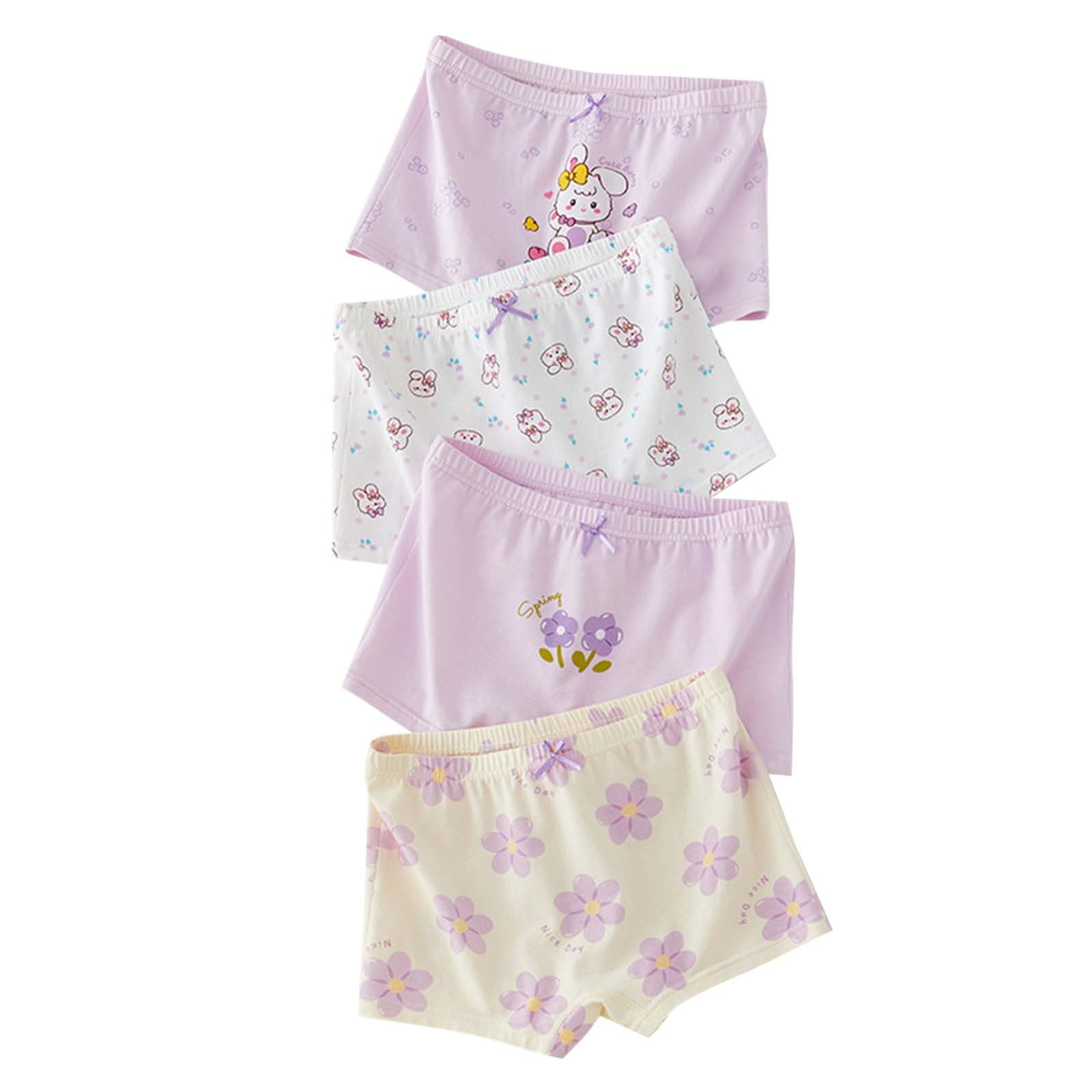 Click here for Yejammarp 4 Pack Soft Girls Boyshort Panties Cotto... prices