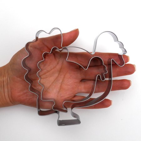 Turkey Cookie Cutter Set, 2 Piece, Stainless Steel - Walmart.com ...