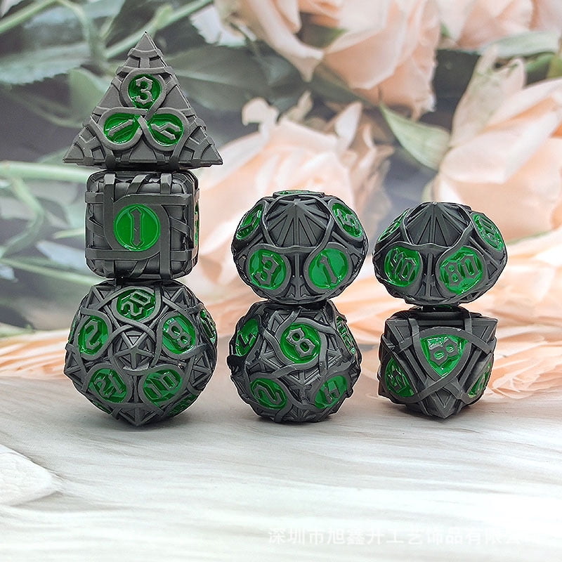 Dados de metal sólido Grupo de corredores Cthulhu COC Dungeons ...