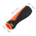 BIMZUC 1 Pair Bicycle Cycling Handle Anti-Slip Rubber Mountain Bike ...