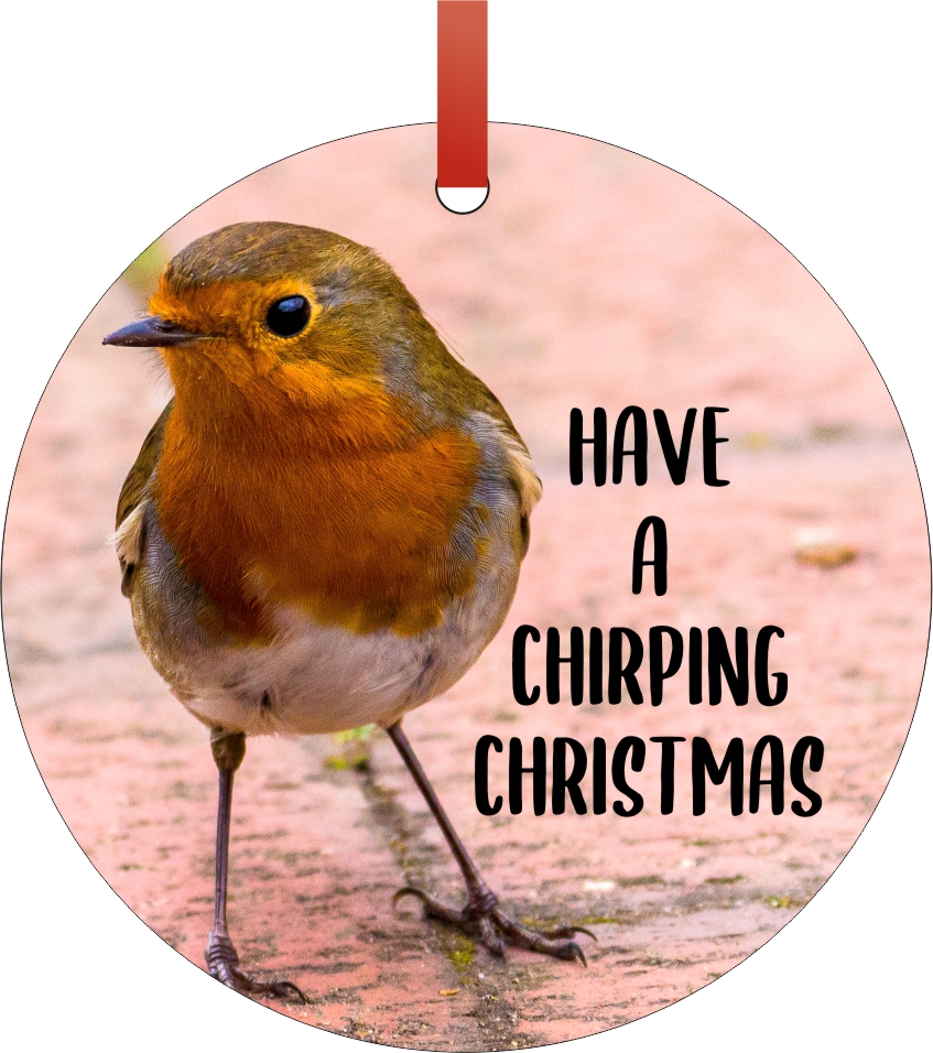 Christmas Ornaments Birds Redbreast Robin Wish Ornament Christmas DÃ ...