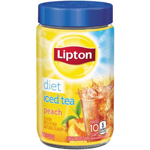 Lipton Diet Peach Iced Tea Mix, 27.8 Oz - Walmart.com - Walmart.com