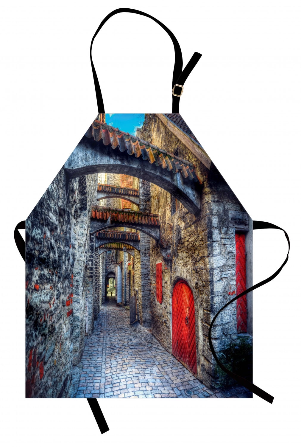 Medieval Apron Old Stone Street with Stone Passage Estonia Medieval ...