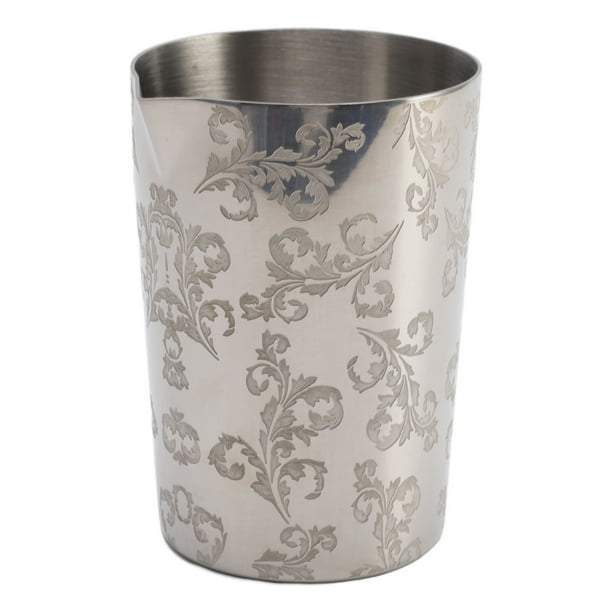 Cocktail Drinking Mixing Glass, 304 Stainless Steel Engraved ...