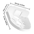BESTYASH 2Pcs White Adhesive Wall Mount Shelf for Security Camera ...