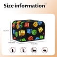 Dice Pattern Colorful Cube 2 Slice Toaster Cover Bread Maker Dust ...