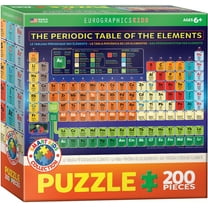 Illustrated Periodic Table of the Elements 300-Piece Puzzle - Walmart.com