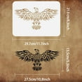 1Pc Celtic Eagle Painting Stencil Reusable Tiercel Drawing Template ...