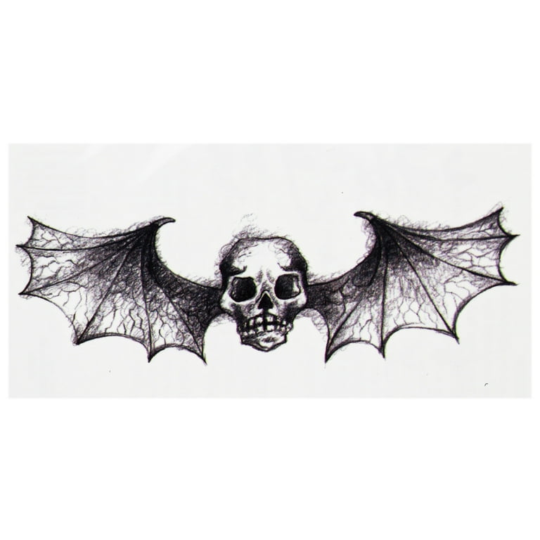 Vampire Bat Skeleton Tattoo