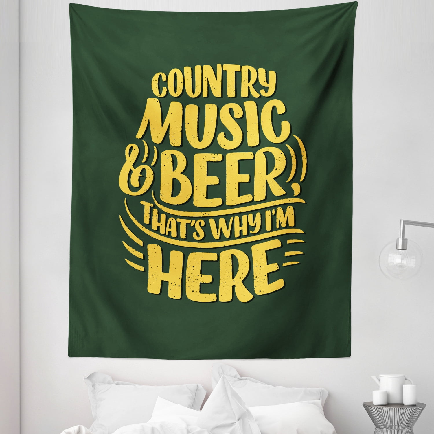 Western Tapestry, Country Music Having Fun Entertainment Typography ...