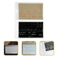 2 Sheets Universal English Keyboard Stickers Laptop Keyboard Letters ...