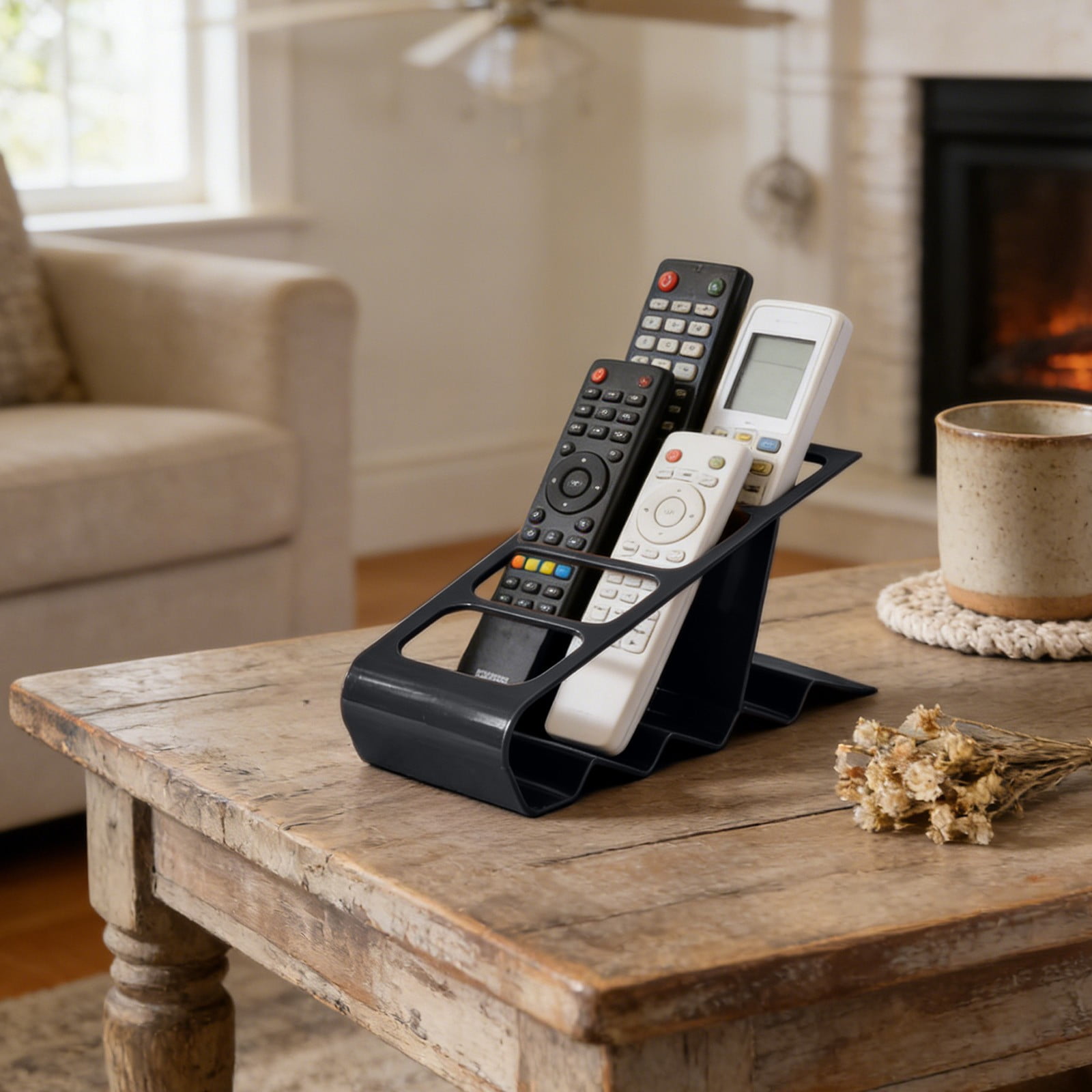 Click here for Byikun 4-Slot Remote Control Holder For Tv  Dvd  &... prices