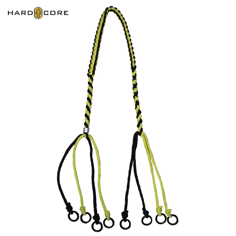 Hard Core Braided Duck Strap- Black/Yellow - Walmart.com